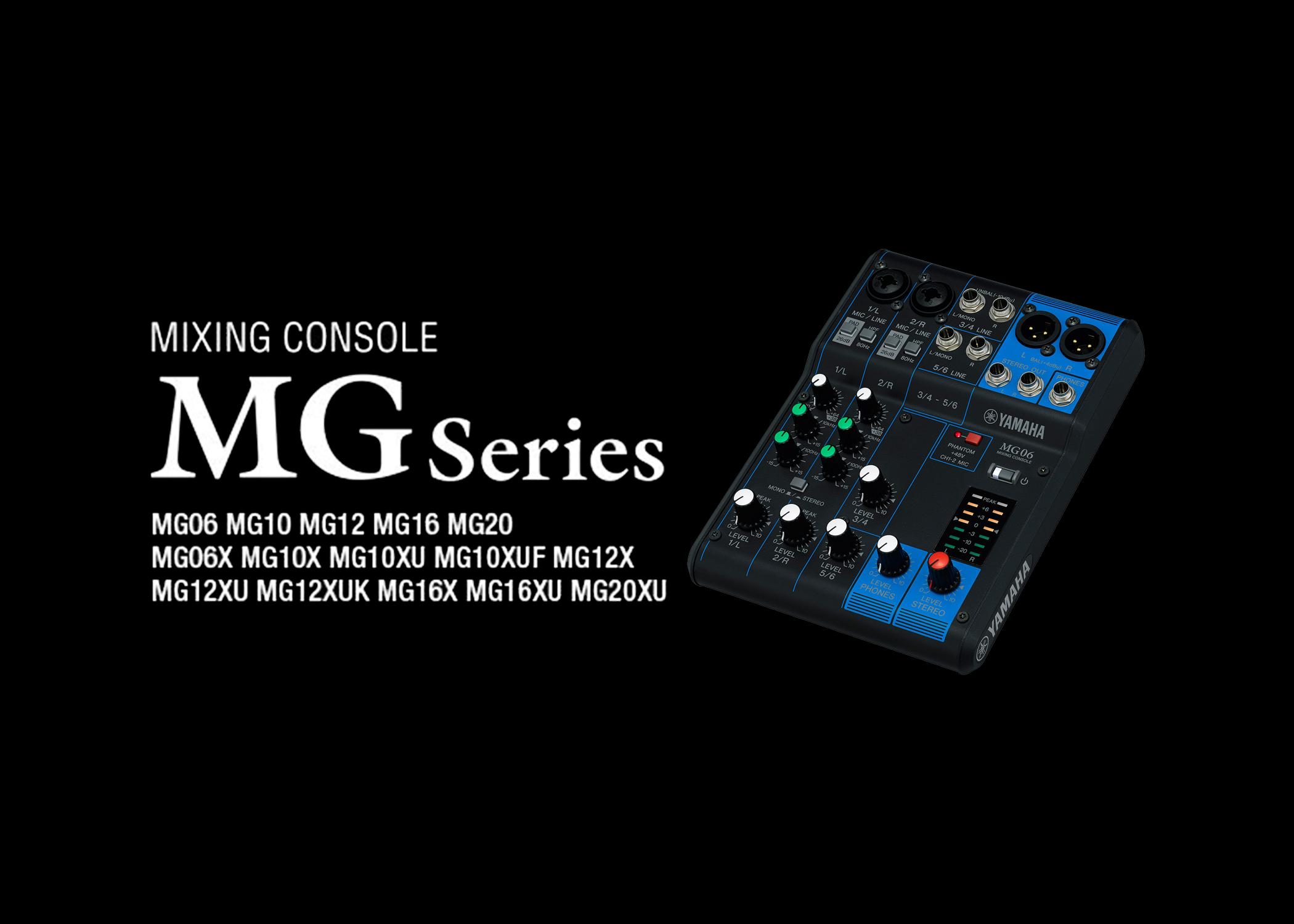 Yamaha MG Series Mixers – JE Pro Audio